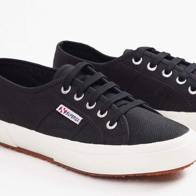 Black Sneakers | Shop black Shoes for Women | Superga Australia